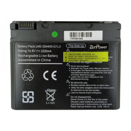 Bateria Notebook Olivetti 500 530 540 Series U40-3s4400-g1l3